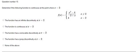 Solved Question Number Determine If The Following Chegg