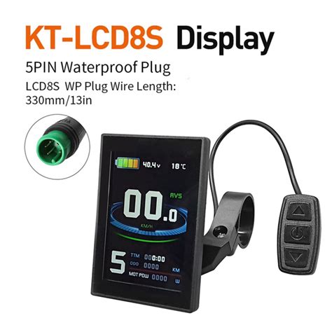 Kt Lcd8 Display Electric Bicycle 24v36v48v Kt Lcd8s Color E Bike