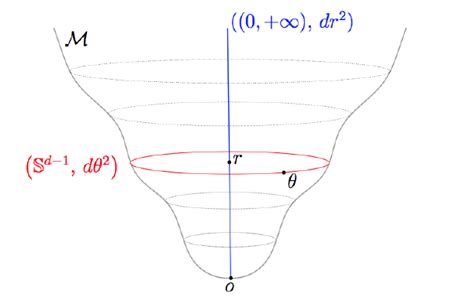 Global Polar Coordinates System On A Rotationally Invariant Manifold