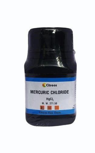 Mercury Chloride 99 500gm Bottle At ₹ 12500 Kg In Surat Id 2851155864130