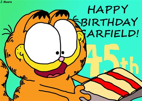 Happy 45th Anniversary Garfield By Javon2000 On Deviantart