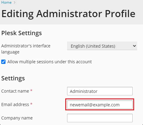 How To Change The Plesk Administrator Email Address Support Cases From Plesk Knowledge Base