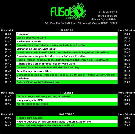 ¡ Asistiremos Al Flisol Cdmx Este Fin De Semana Hackergirl