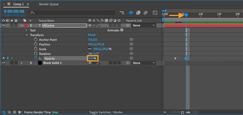 How To Set A Keyframe In After Effects