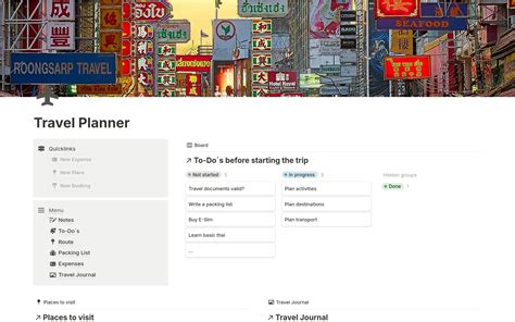 Ultimate Travel Planner | Notion Template