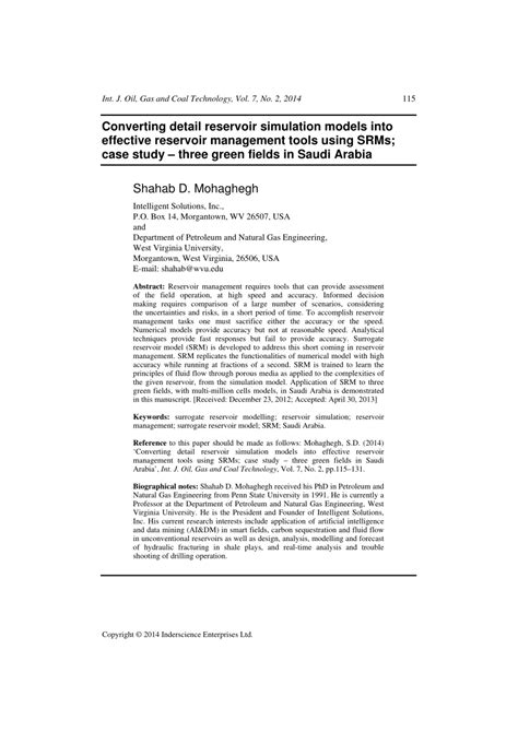 Pdf Converting Detail Reservoir Simulation Models Into Effective