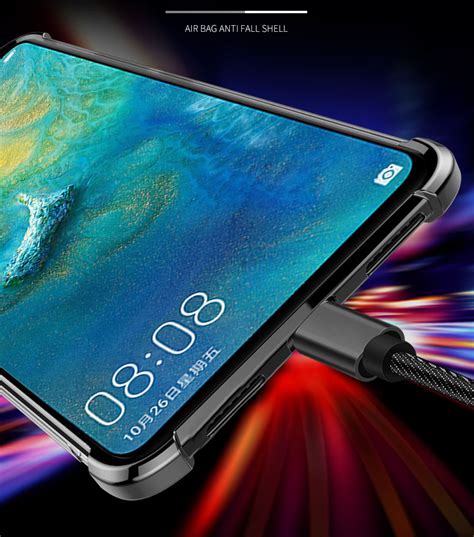 Air Bag Drop Proof Silicone Ultra Thin Transparent Back Cover Case For Huawei Mate Pro Mate
