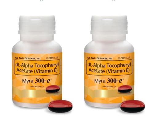 60 Capsules Myra E Dl Alpha Tocopheryl Acetate Vitamin E Joodleshop