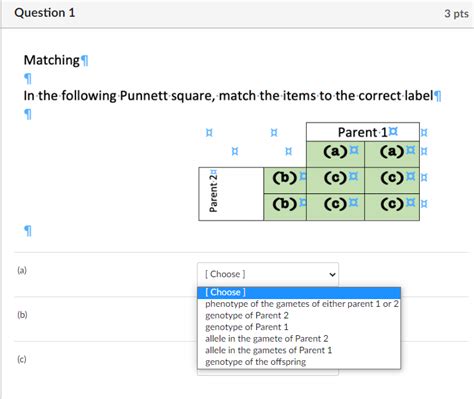 Solved Question Pts Matching In The Following Chegg Com