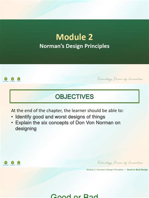 M2 Normans Design Principles Pdf