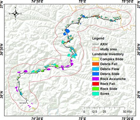 Landslide Inventory Classified Based On Movement Along Karakoram Download Scientific Diagram