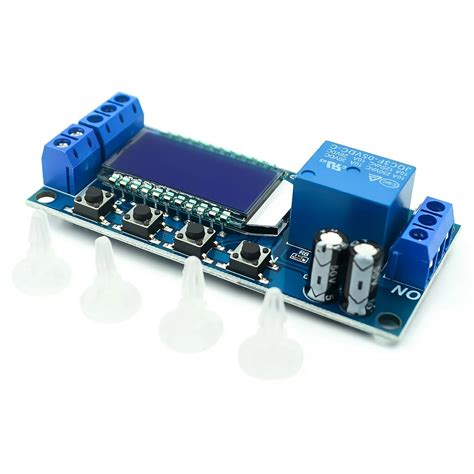 6 30v Micro Usb Digital Lcd Display Time Delay Relay Module Control Timer Switch Trigger Cycle