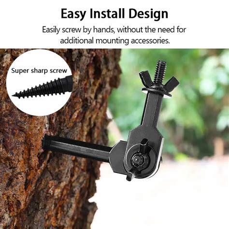 Cs Universal Tree Hook Mounting Bracket Hunting Accessories Outdoor Metal Holder Solar Trail