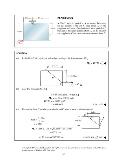 Reference Problems Statics Pdf