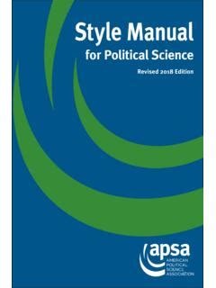 Using APSA Format Texas A M University Libraries Using Apsa Format PDF4PRO