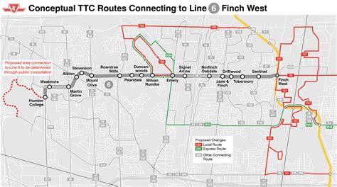 Ttcs Concept Map Of Routes Connecting To Line Finch 55 Off
