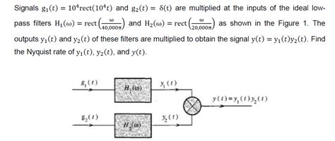 solved rect rect signals gı t 104rect 104t and