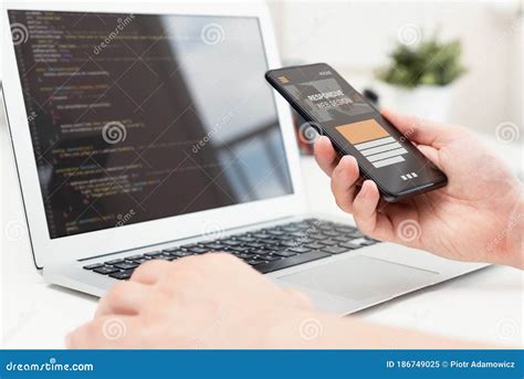 Web Developer Web Designer Concept Stock Image Image Of Development