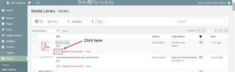internal external links edit pdf website web designs