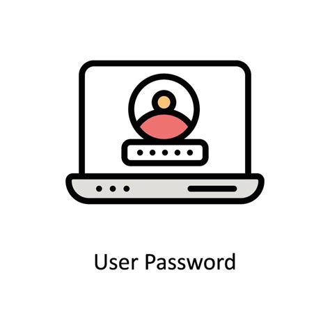 User Password Vector Filled Outline Icon Style Illustration Eps 10 File 37359721 Vector Art At