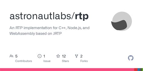 Github Astronautlabs Rtp An Rtp Implementation For C Node Js And Webassembly Based On Jrtp