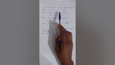 Graphical Methods Lpp Maths Linear Programming Problem Rajputsir