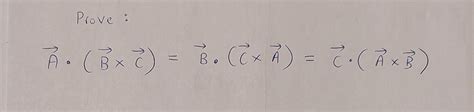 Solved Prove A BC B CA C AB Chegg Com