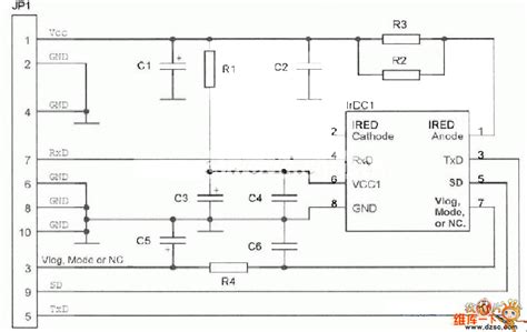 Infrared Transmitting And Receiving Circuit Diagram Signal Processing Circuit Diagram