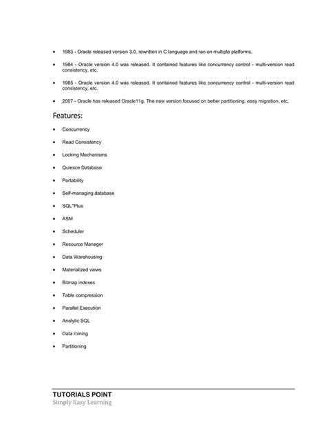 Sql Tutorial Pdf