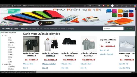 Bài 56 Php Css Mysqli Thuộc Tính Sản Phẩm Youtube