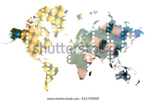 Data Science World Map Stock Illustration 422739898 Shutterstock