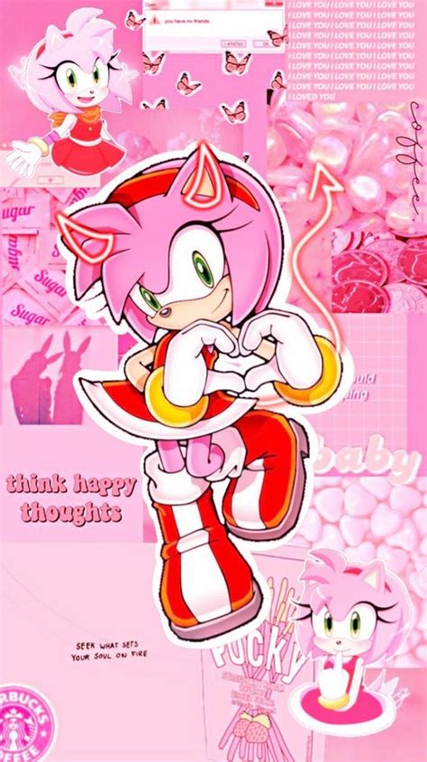 Amy Rose Pink Wallpaper Amy Rose Amy The Hedgehog Rose Pink Wallpaper