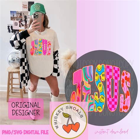Jesus Png Coquette Girly Png Design Preppy Christian Png Preppy Digital