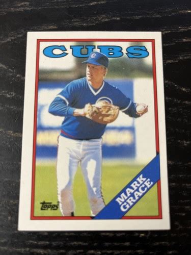 Mark Grace Rc 1988 88 Topps Traded 42t Chicago Cubs Near Mint