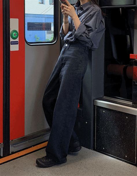 어튜트 당일단독젠 딥 블루 데님