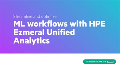 Isidro Grau On Linkedin Streamline And Optimize Ml Workflows With Hpe