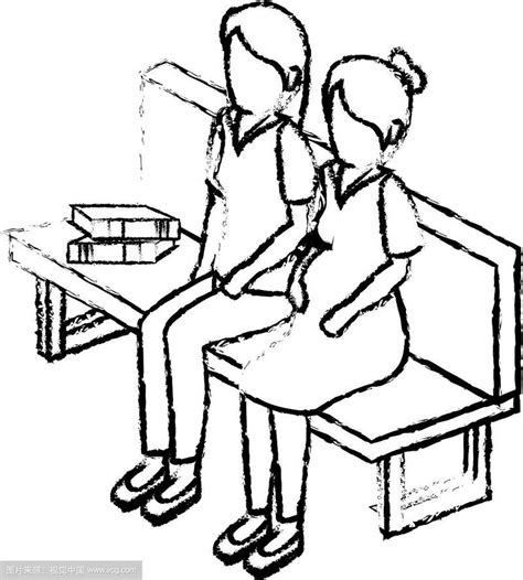 一排人一起坐着的简笔画（17张）简笔画图片大全