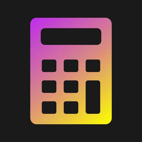 Calculator Vector Icon 23749960 Vector Art At Vecteezy
