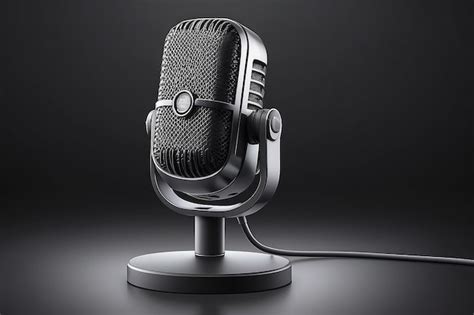 Premium Photo Mic Icon