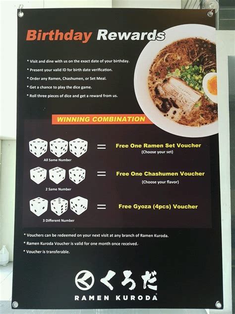 Menu At Ramen Kuroda Restaurant Quezon City