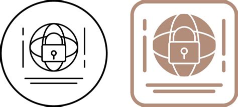 Internet Security Icon Design 44404857 Vector Art At Vecteezy