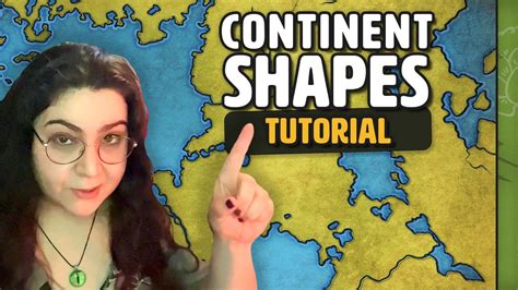 Fantasy Map Basics Creating Random Continent Shapes Tutorial 1 Youtube