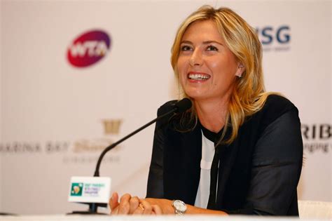 Maria Sharapova BNP Paribas WTA Finals Singapore Press Conference CelebMafia