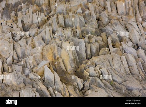 Basalt Columns Texture Stock Photo Alamy