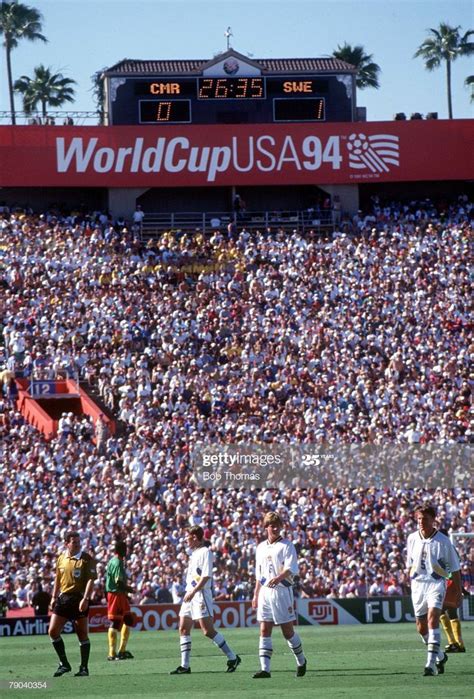 World Cup Finals Pasadena Usa 19th June 1994 Cameroon 2 V Sweden