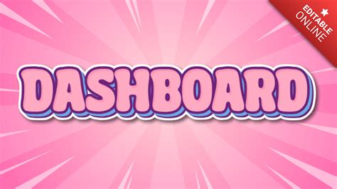 Dashboard Cute Text Effect Generator