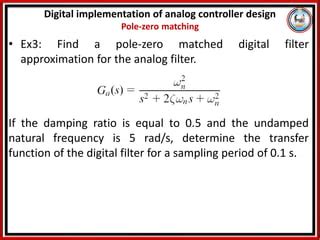 Lecture Digital Implementation Of Analog Controller Design Pdf