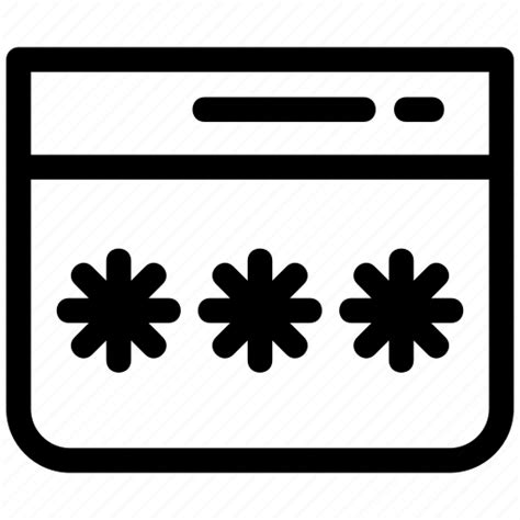 Password Security Access Protection Secure Safety Icon Download