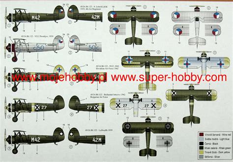 Czechoslovakian Training Plane Avia Bs 122 Rs Models 92069