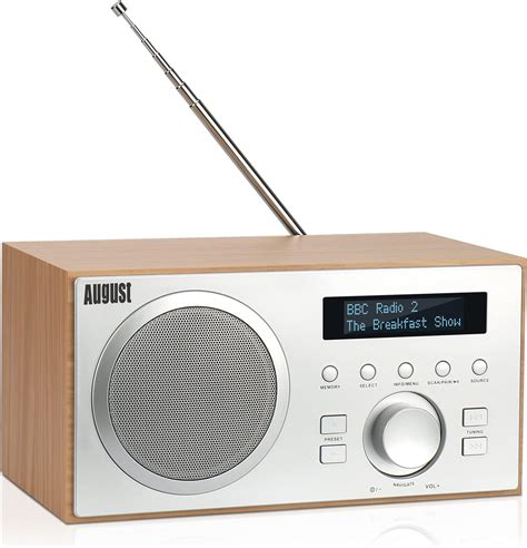 DAB Radio With Bluetooth Speaker August MB DAB FM Digital Tuner